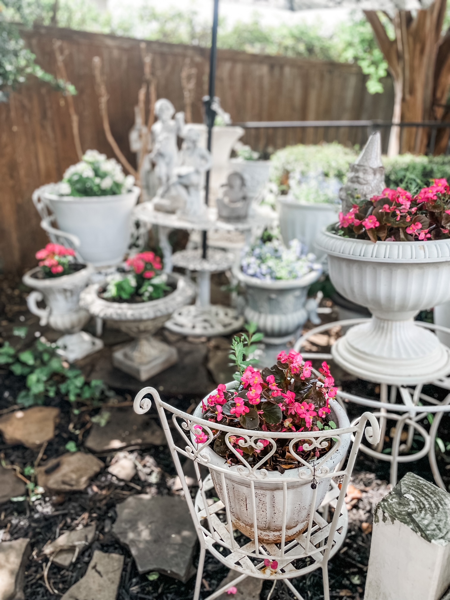 How To Create A Pretty Container Garden! - Savvy In The Suburbs